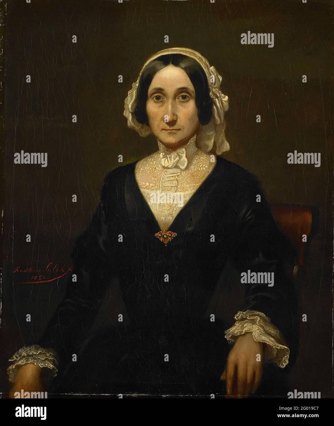 Portrait of Mrs. W.J.s. Van Alphen, Baroness Van Reede Van Oudtshoorn ...