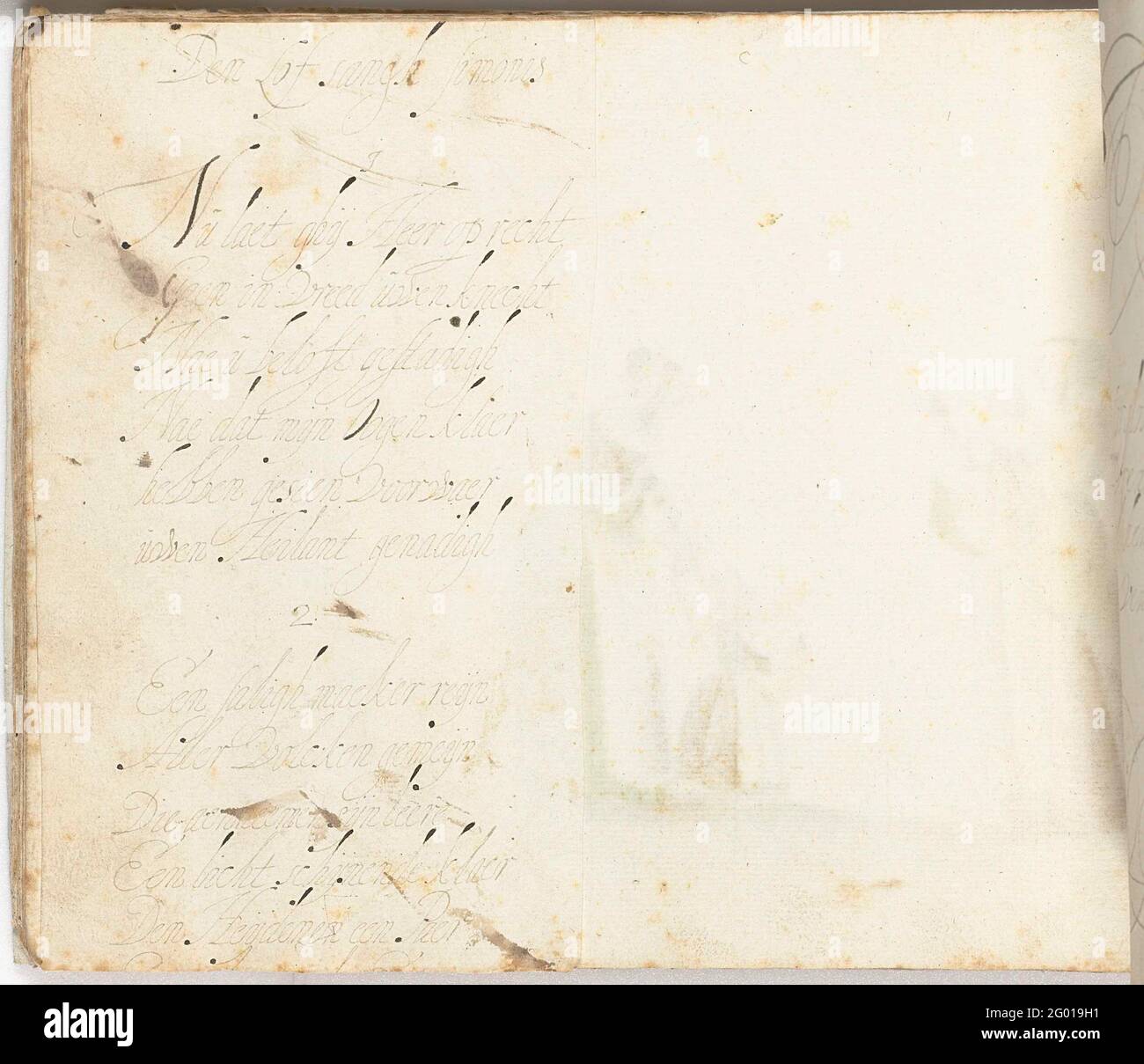 Poem in which Simeon God praises; The Lofsangh Simonis. Poem based on ...