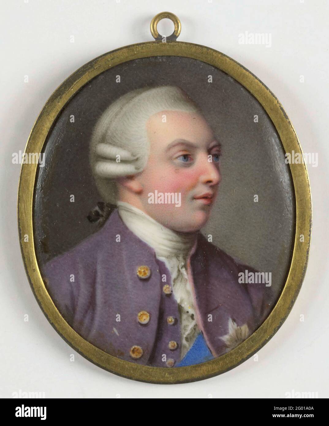 Portrait of George III (1738-1820), King of England. Portrait of George ...