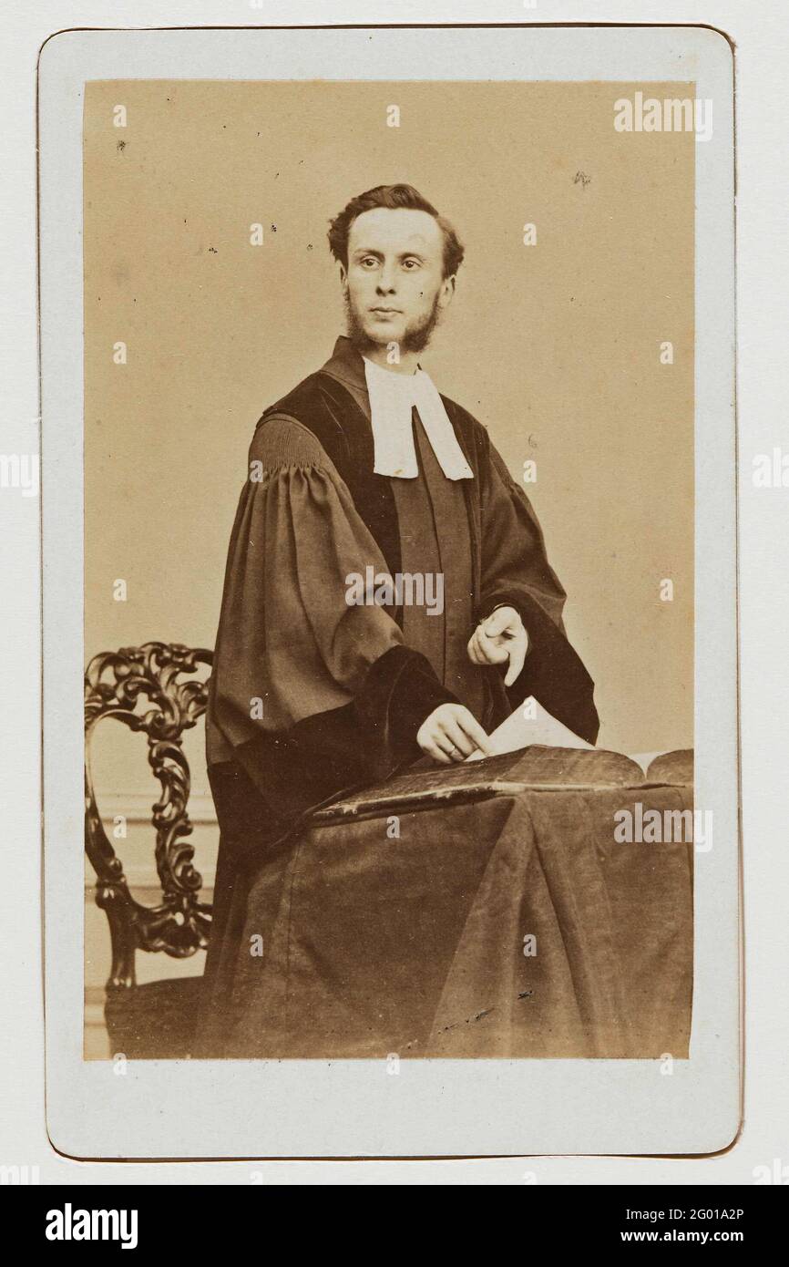 Portrait of the Dutch-Reformed Pastor Auguste Chrétien Joseph van ...