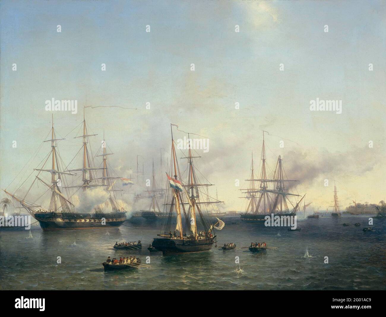 Conquest of Palembang, Sumatra in Indonesia, by Lieutenant-General ...