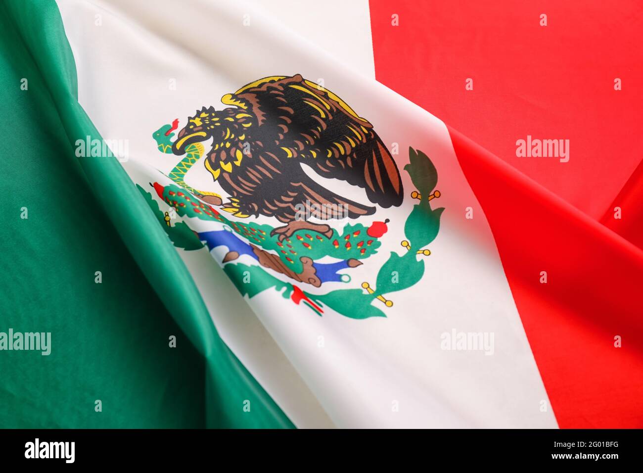 Mexican flag as background, closeup Stock Photo - Alamy