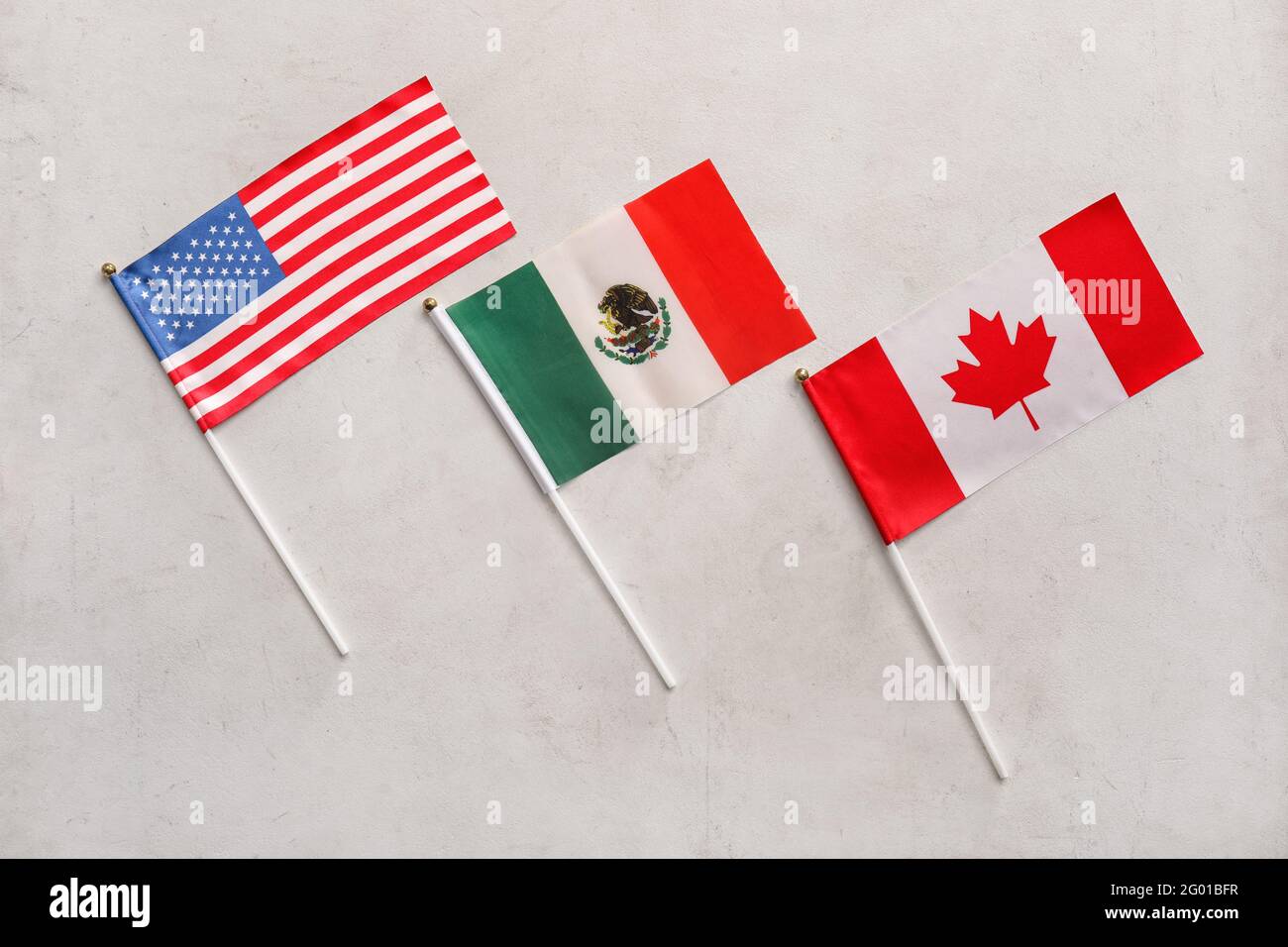 Different flags on light background Stock Photo - Alamy