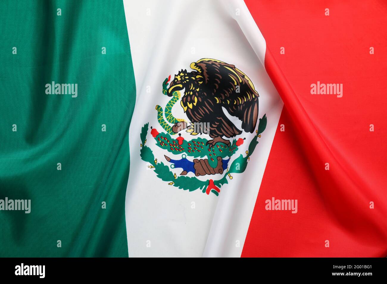 Mexican flag as background, closeup Stock Photo - Alamy