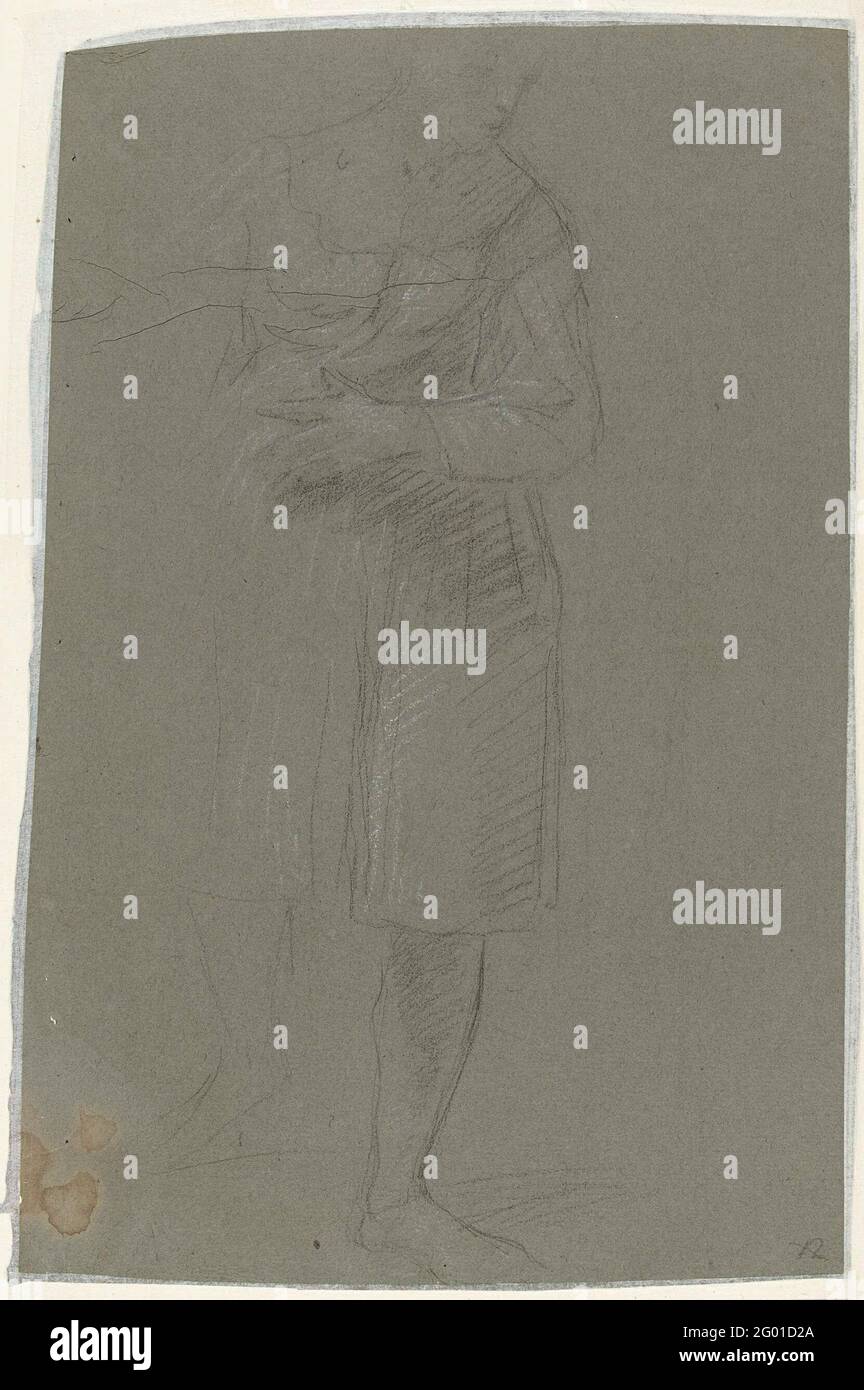 Standing figure; Sketch sheets with figure studies Stock Photo - Alamy