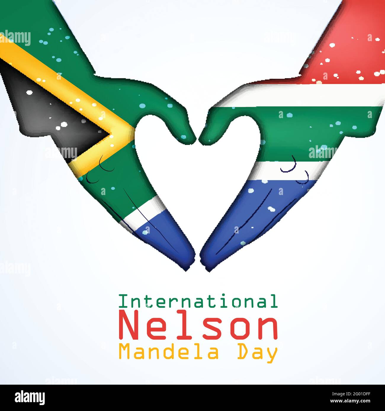 Nelson Mandela Day Stock Vector Image & Art - Alamy