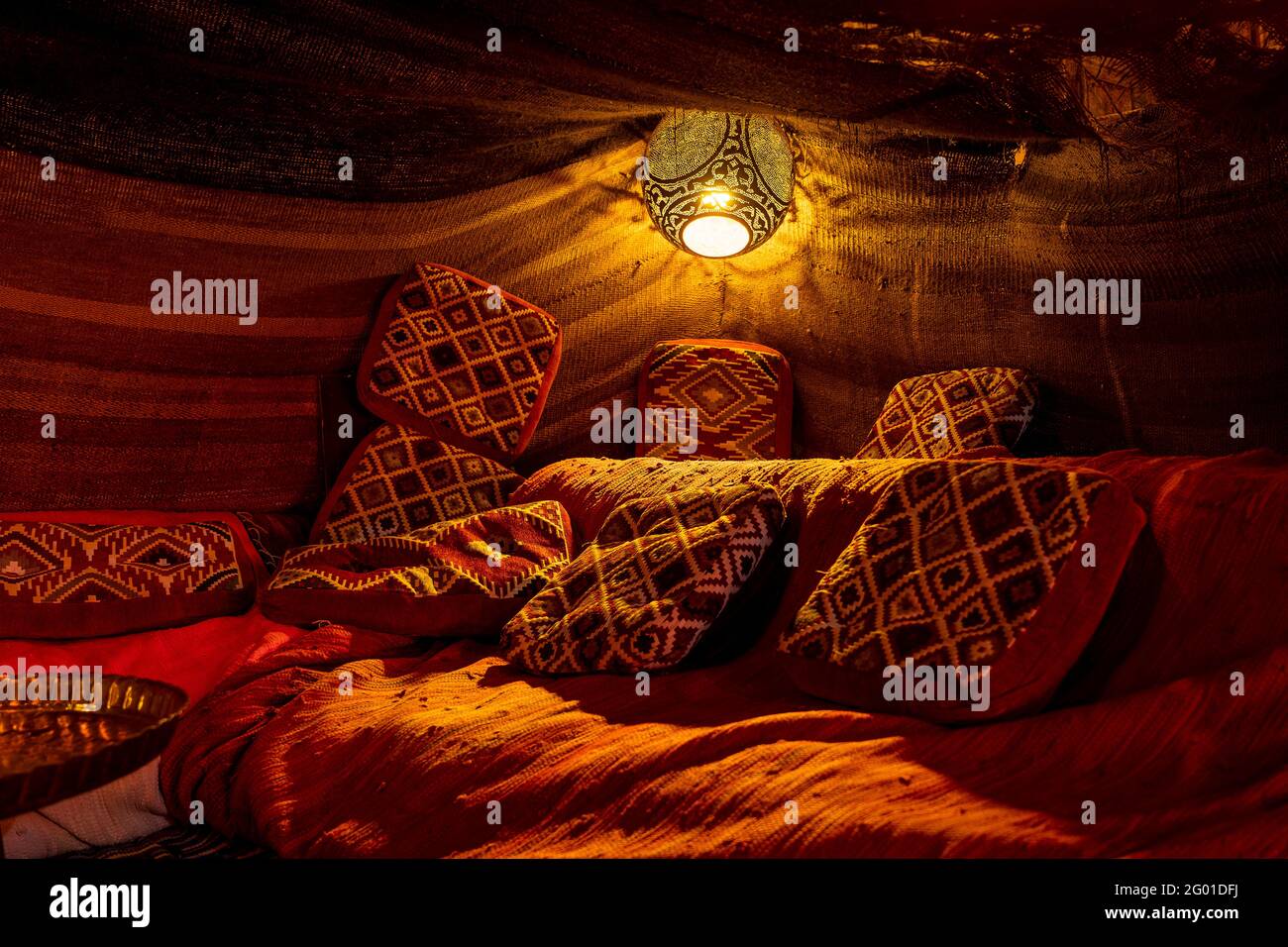 Inside Tent At Night