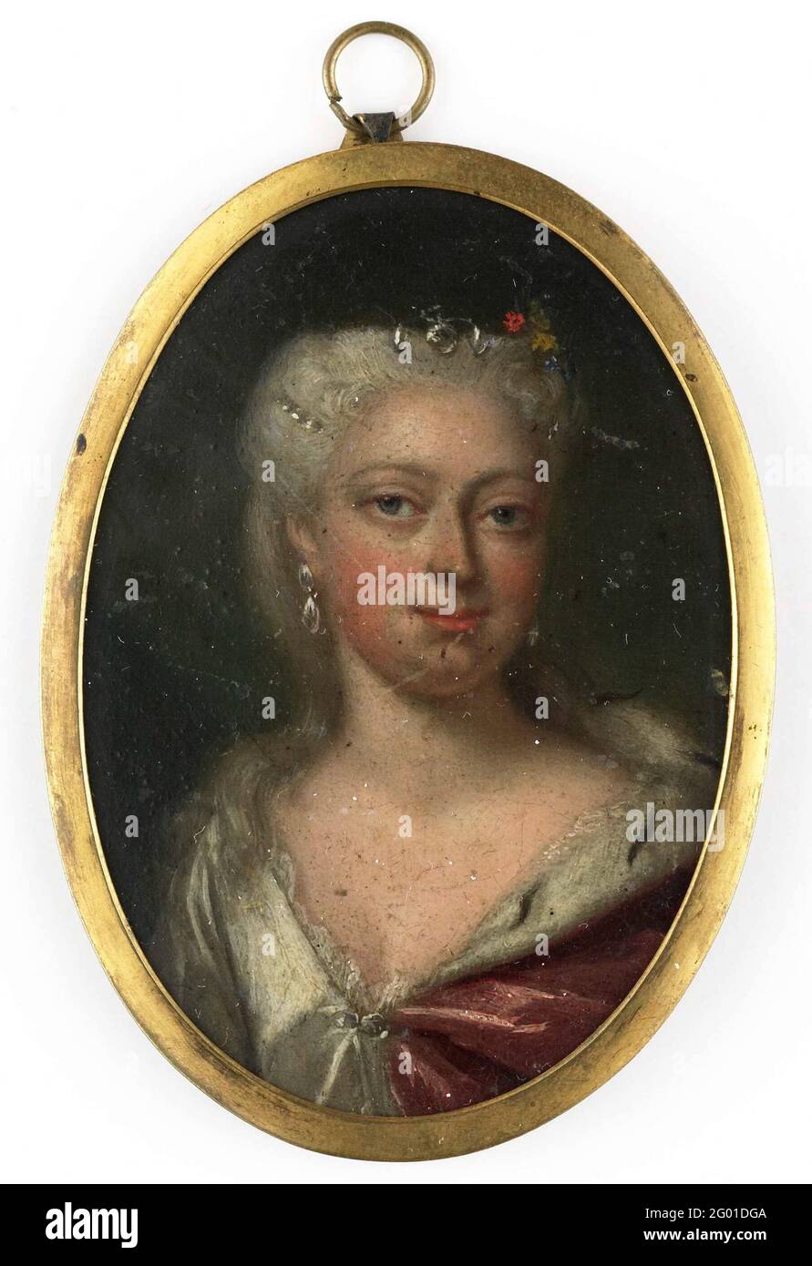 Portrait of Anna van Hanover (1709-59). Wife of Prince Willem IV ...