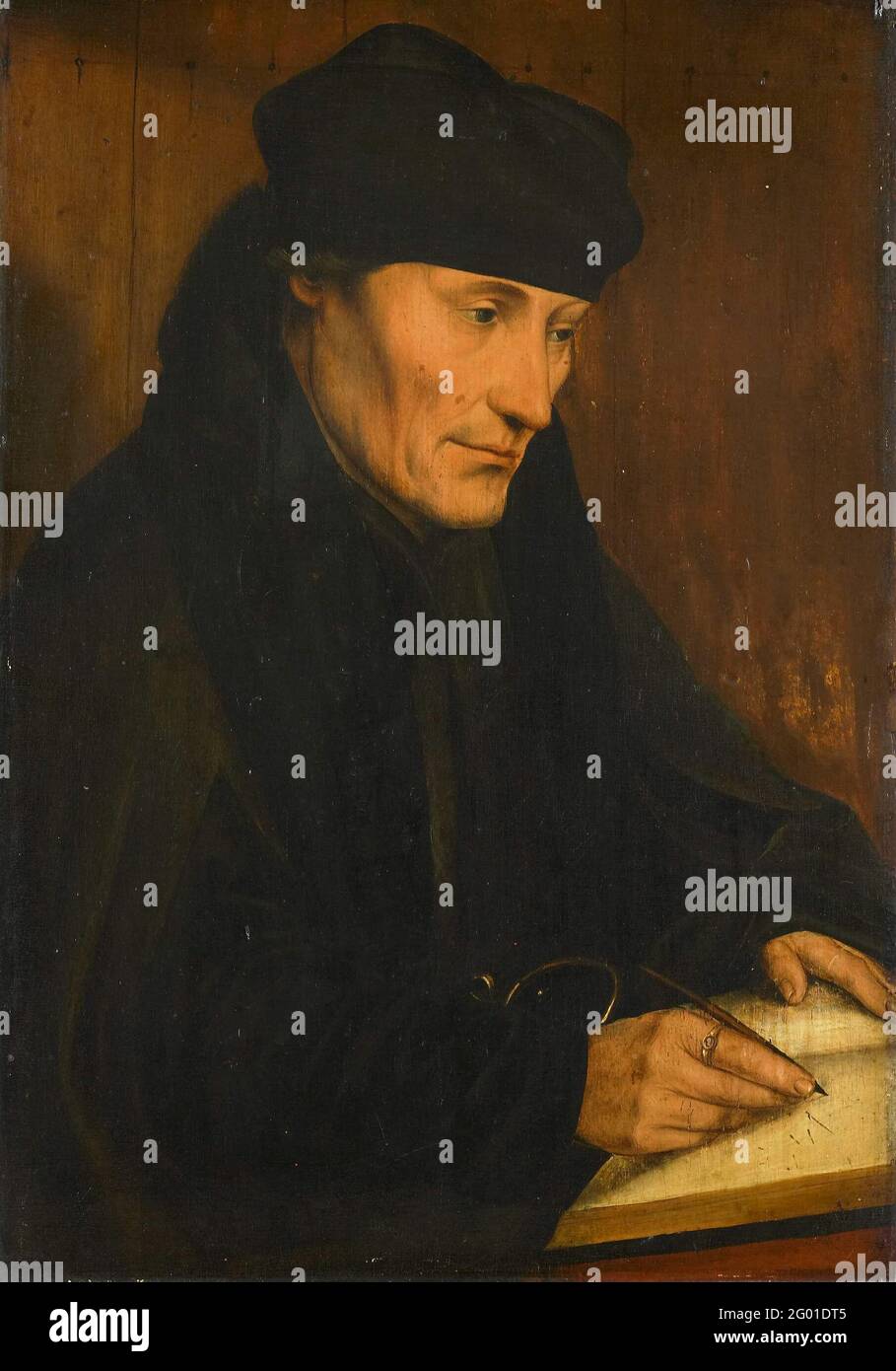 Portrait of Desiderius Erasmus. Portrait of the Humanist Desiderius ...