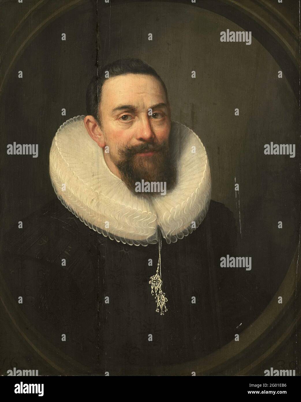 Portrait of Sir Pieter Courten (1581-1630). Portrait of knight Pieter ...
