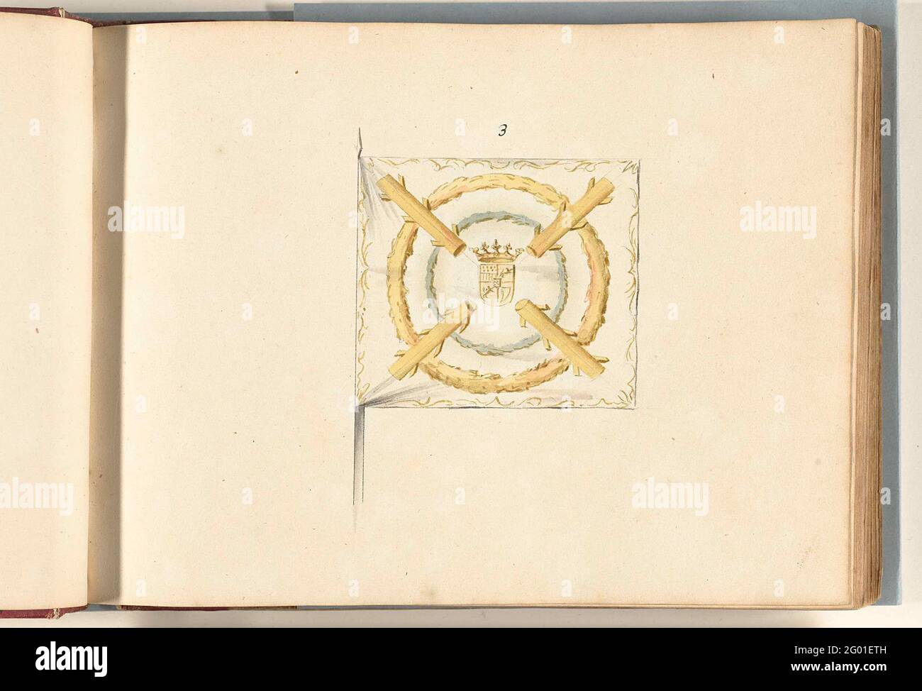 French banner conquered at Ostend, 1706. French Banner conquered at ...