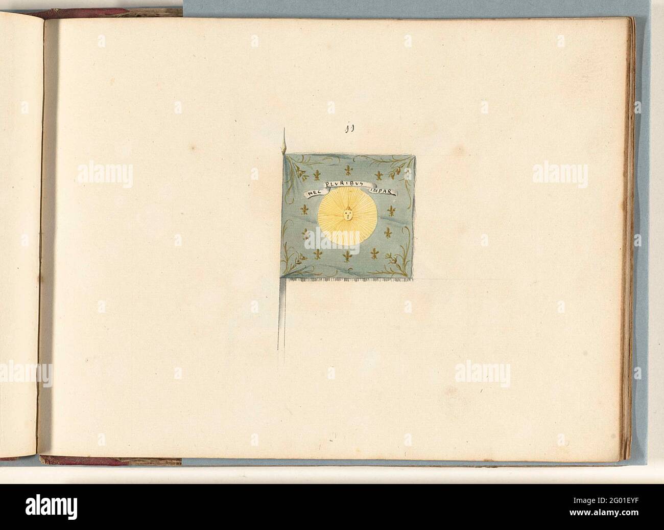 French banner conquered in Zandvliet, 1701-1713. French banner ...