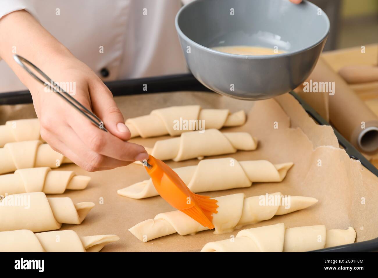 Cooking croissants hi-res stock photography and images - Alamy