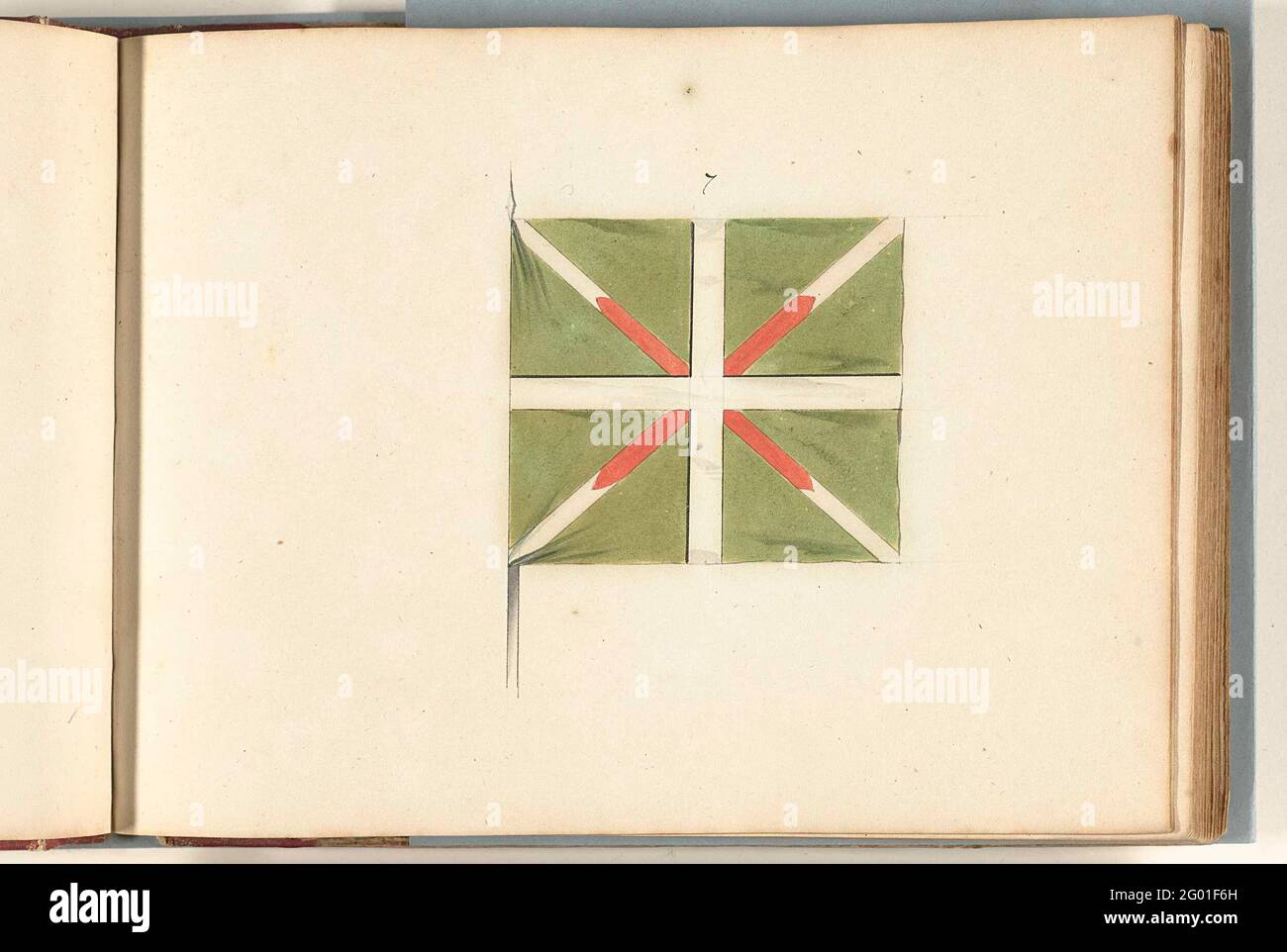 French banner conquered at Dendermonde, 1706. French Banner conquered ...