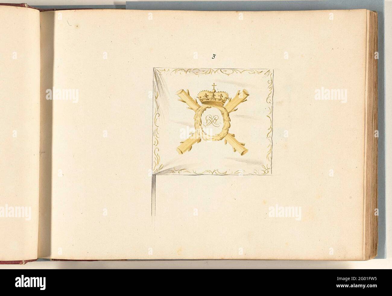 French banner conquered at Ostend, 1706. French Banner conquered at ...