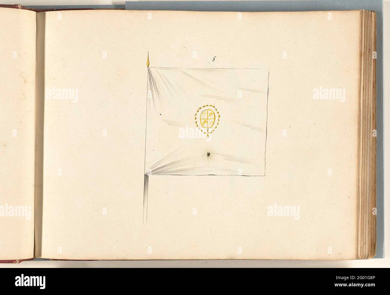 French Banner conquered by Ath, 1706. French Banner conquered from ATH ...