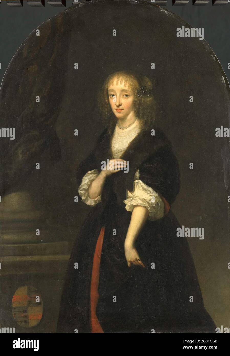Portrait of Jacoba Bicker (1640-95), Wife of Pieter de Graeff. Portrait ...