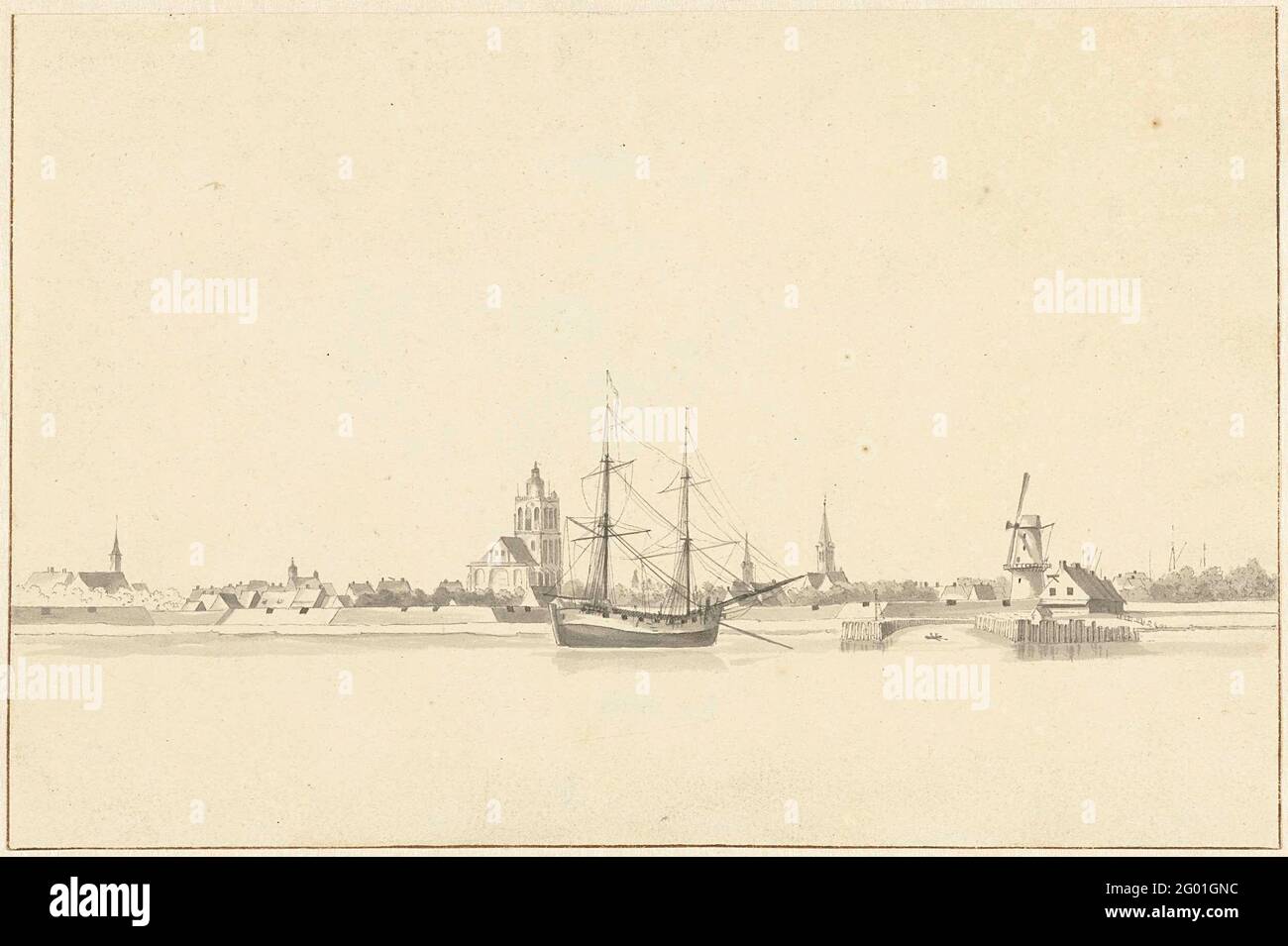 View of Brielle Stock Photo - Alamy