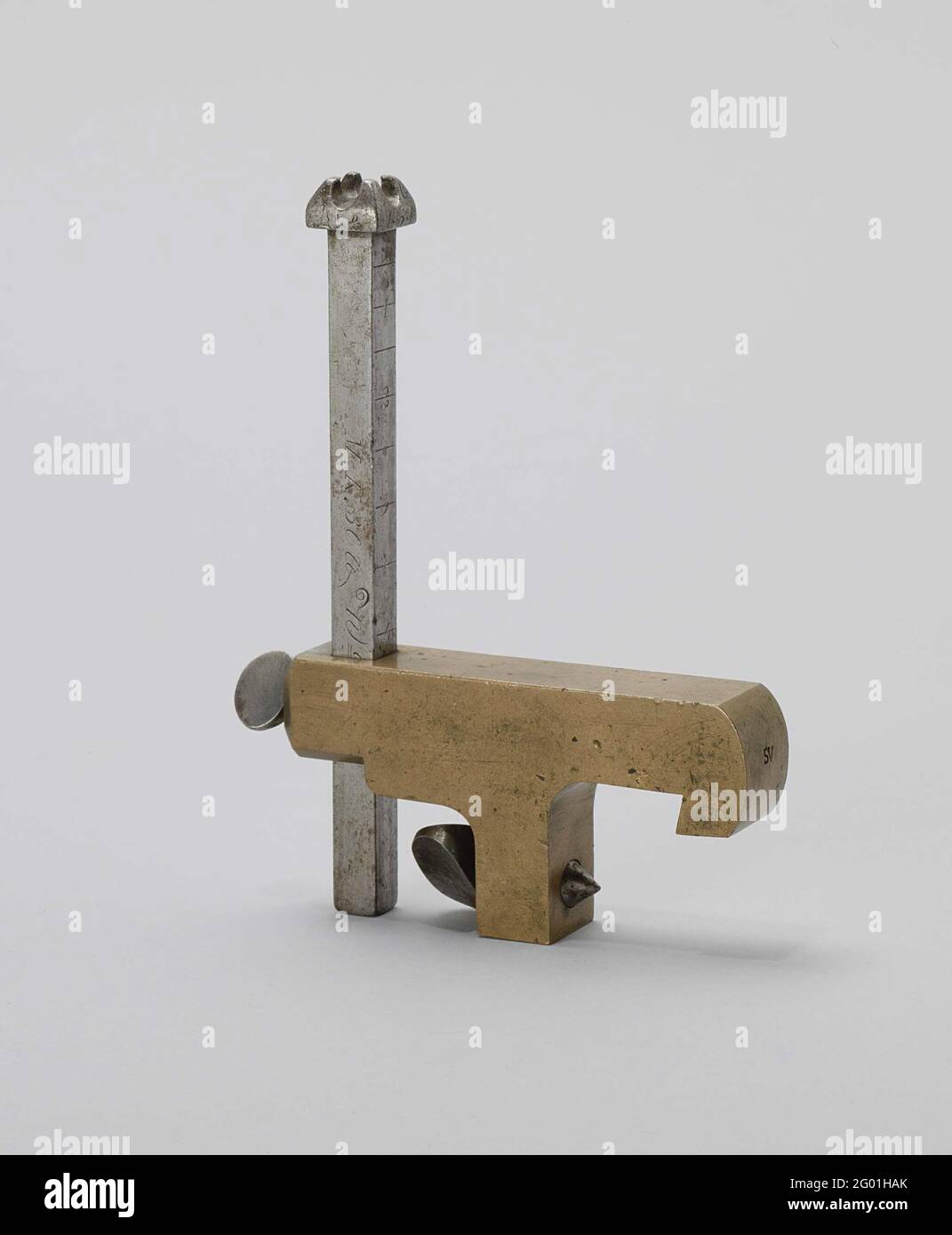 Tangent sight. Set up or dirt that is mounted against the rear of the ...