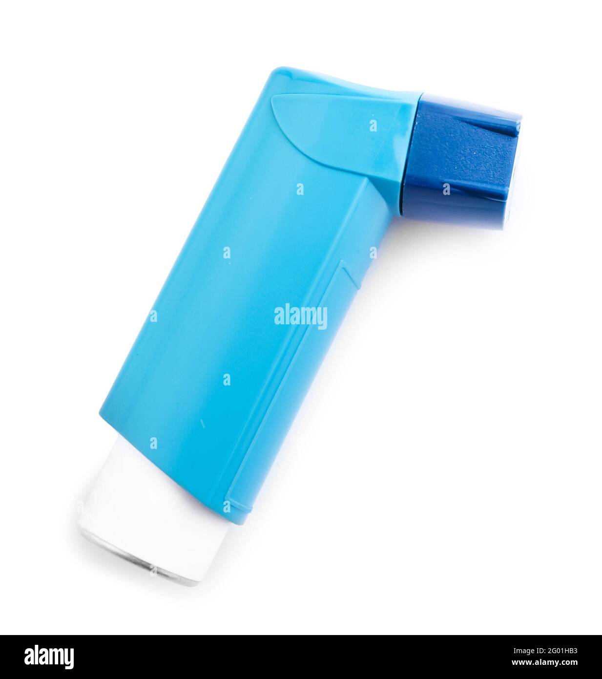 Modern inhaler on white background Stock Photo - Alamy