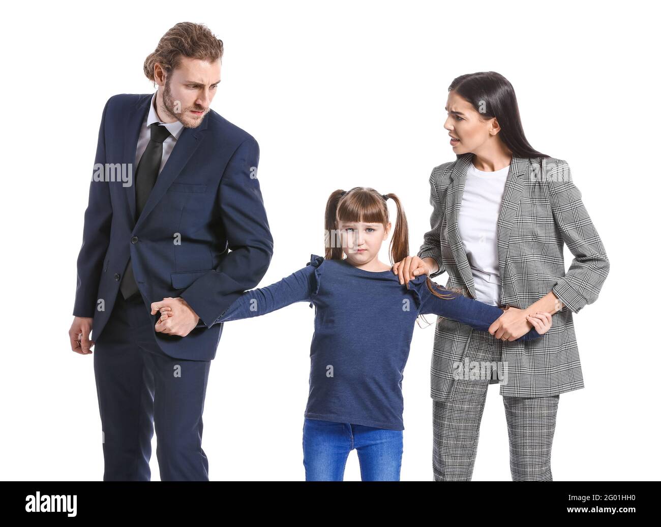 White Family Arguing