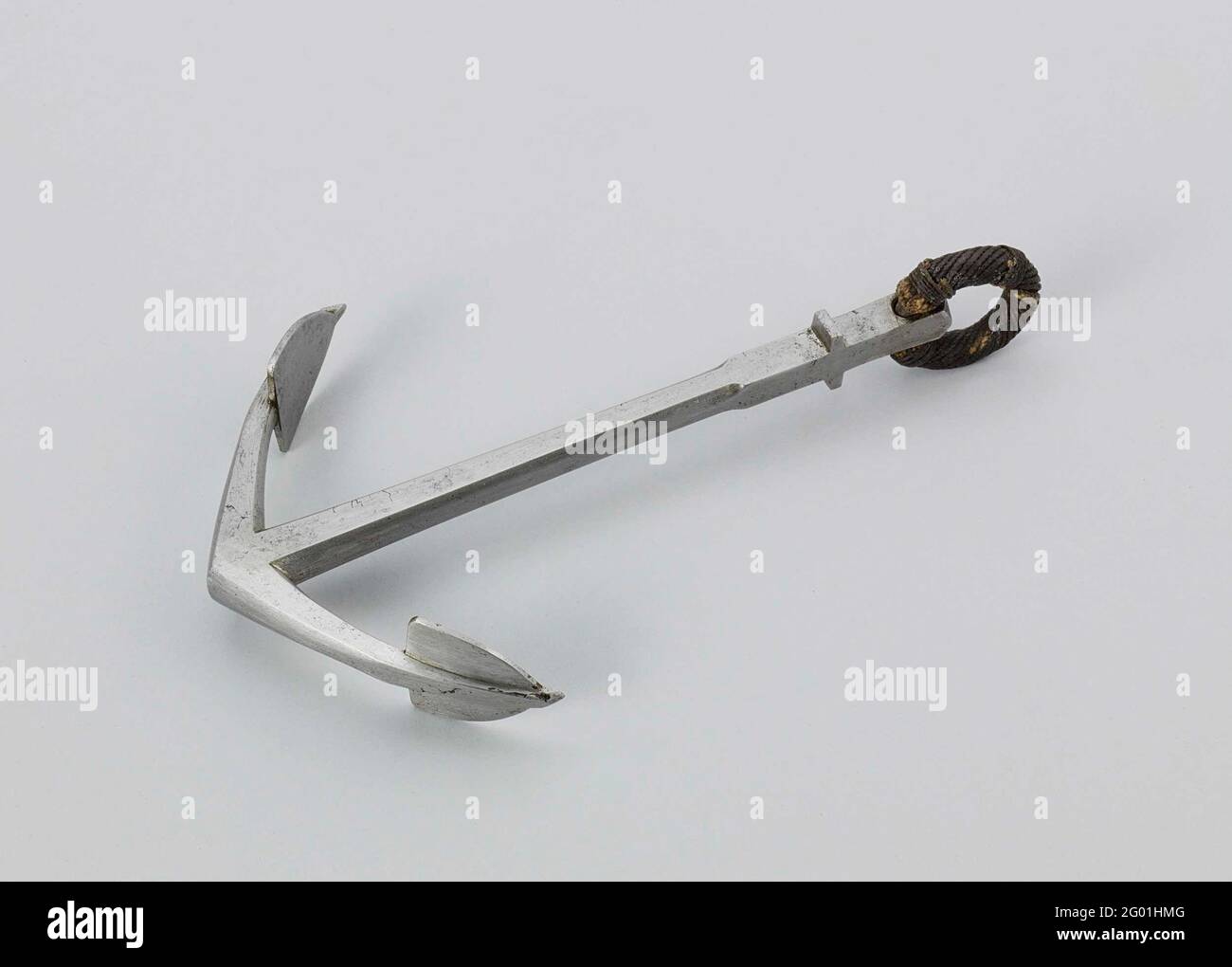 Model of an Anchor. Model of an anchor consisting of a shaft with a ...