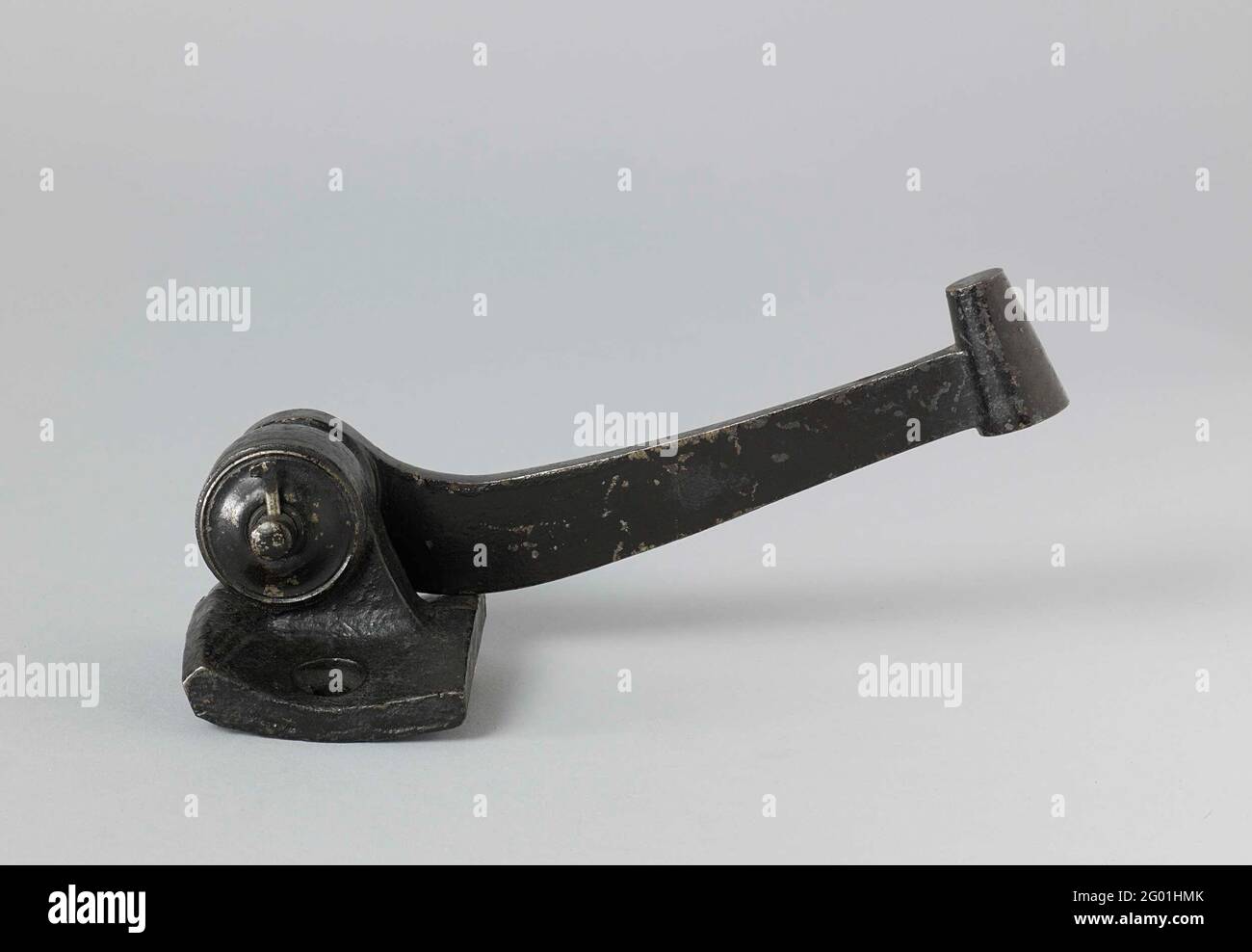 Gunlock (percussion). Percussion lock consisting of a simple hammer on ...