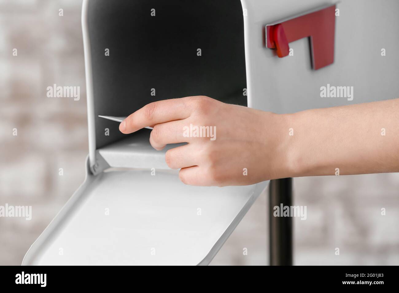 Letter woman door hi-res stock photography and images - Alamy