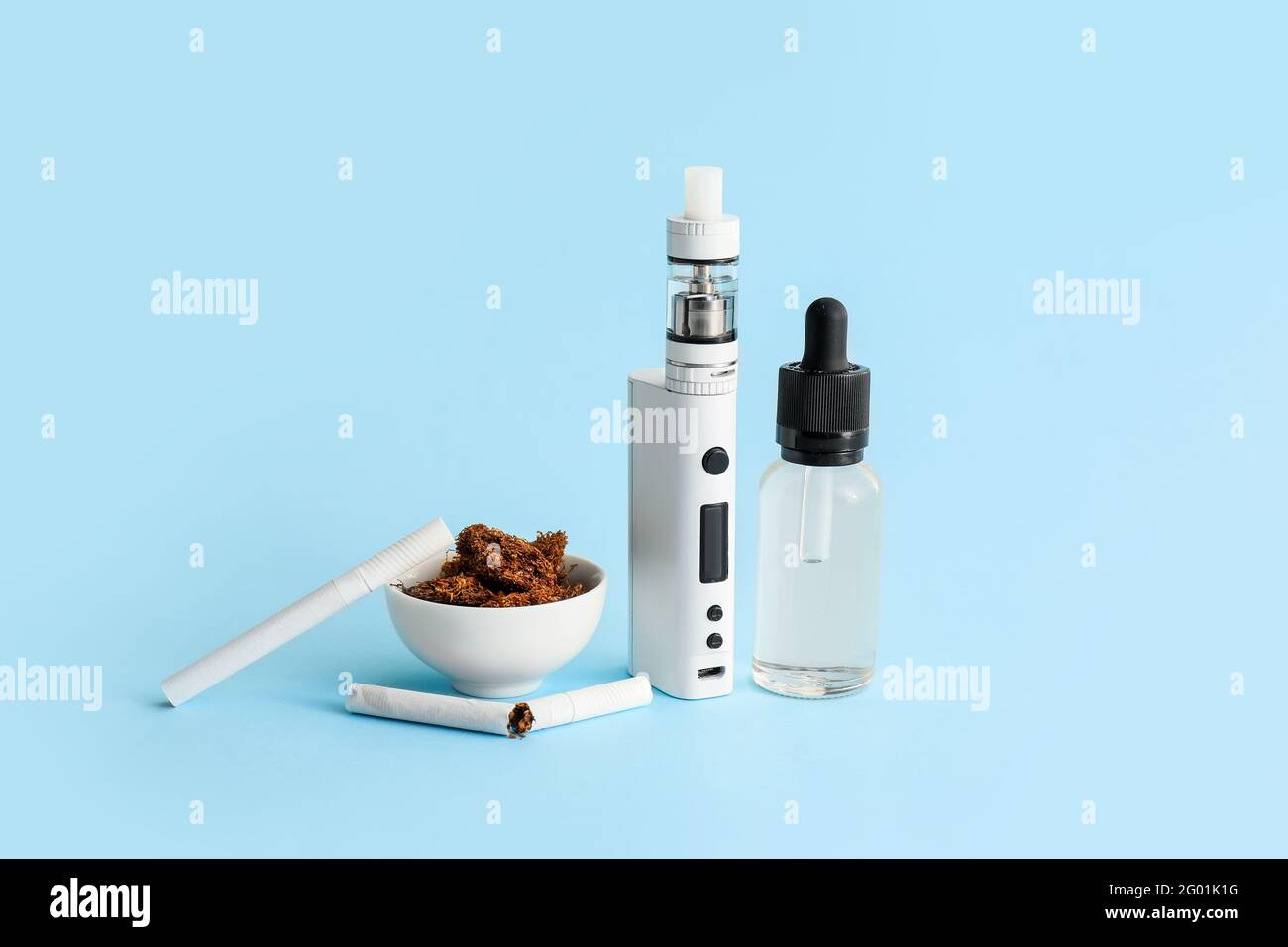 Set different electronic smoking hi-res stock photography and images ...