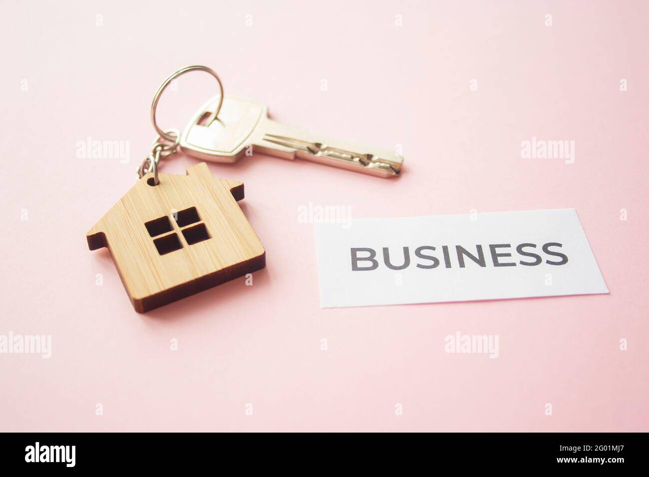 Pink home house residence business building hi-res stock photography ...