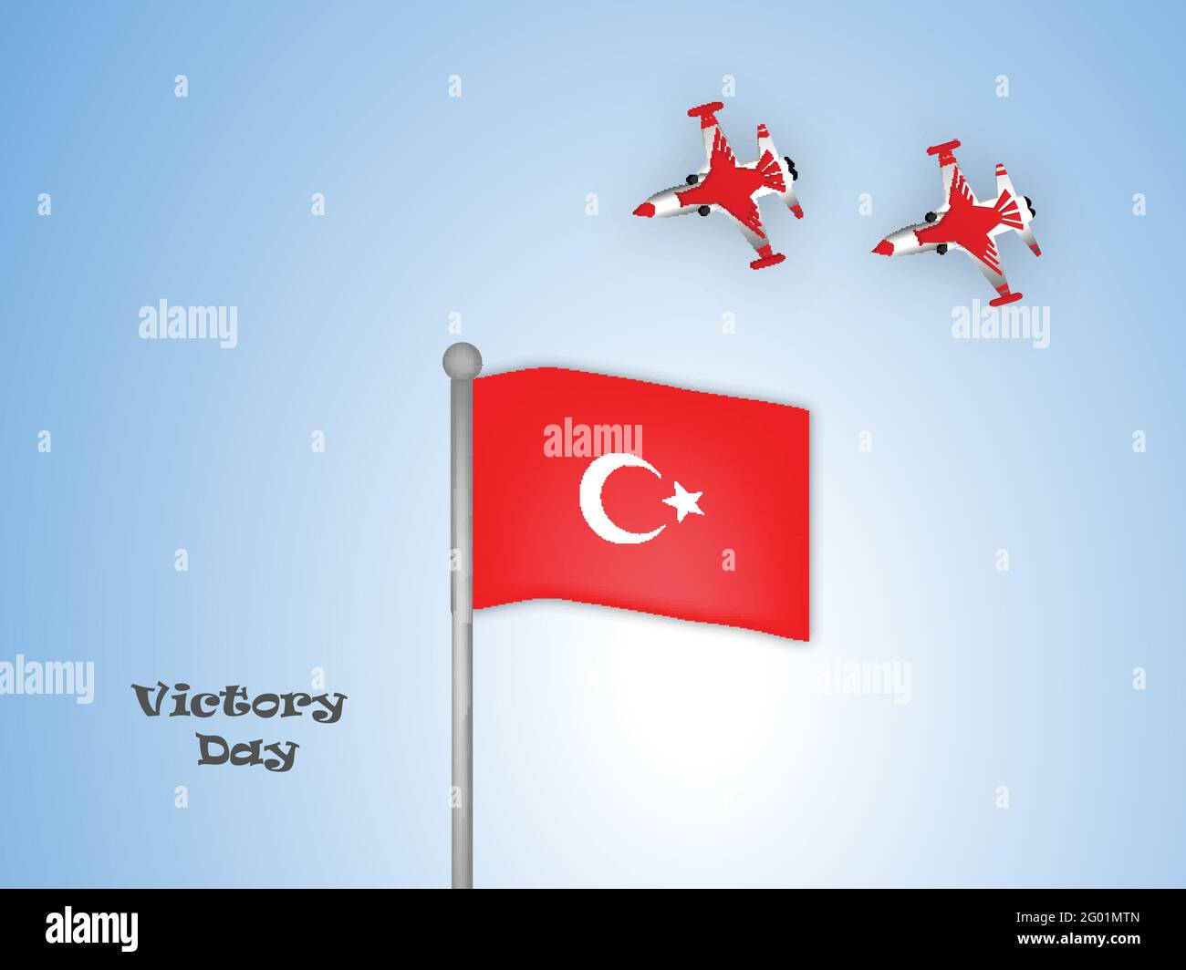 Turkey Victory Day Stock Vector Image & Art - Alamy
