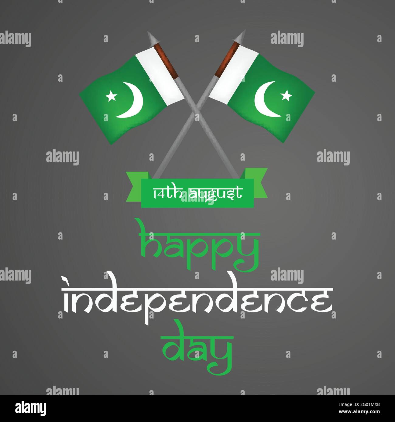 Pakistani flags Stock Vector Images - Alamy