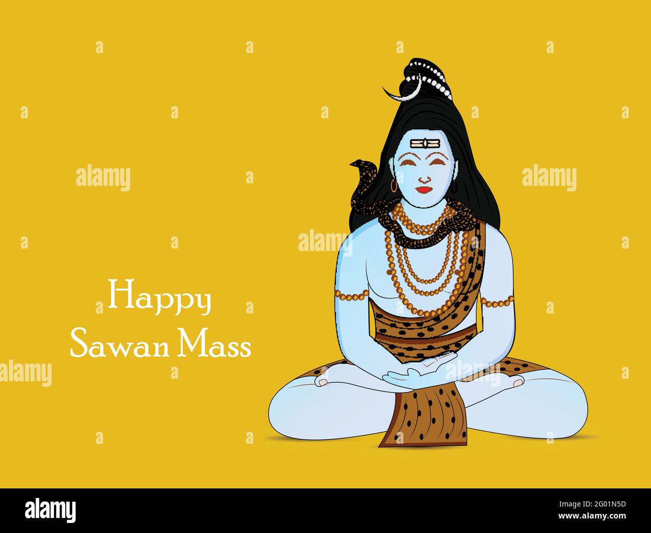 Month of sawan Stock Vector Images - Alamy