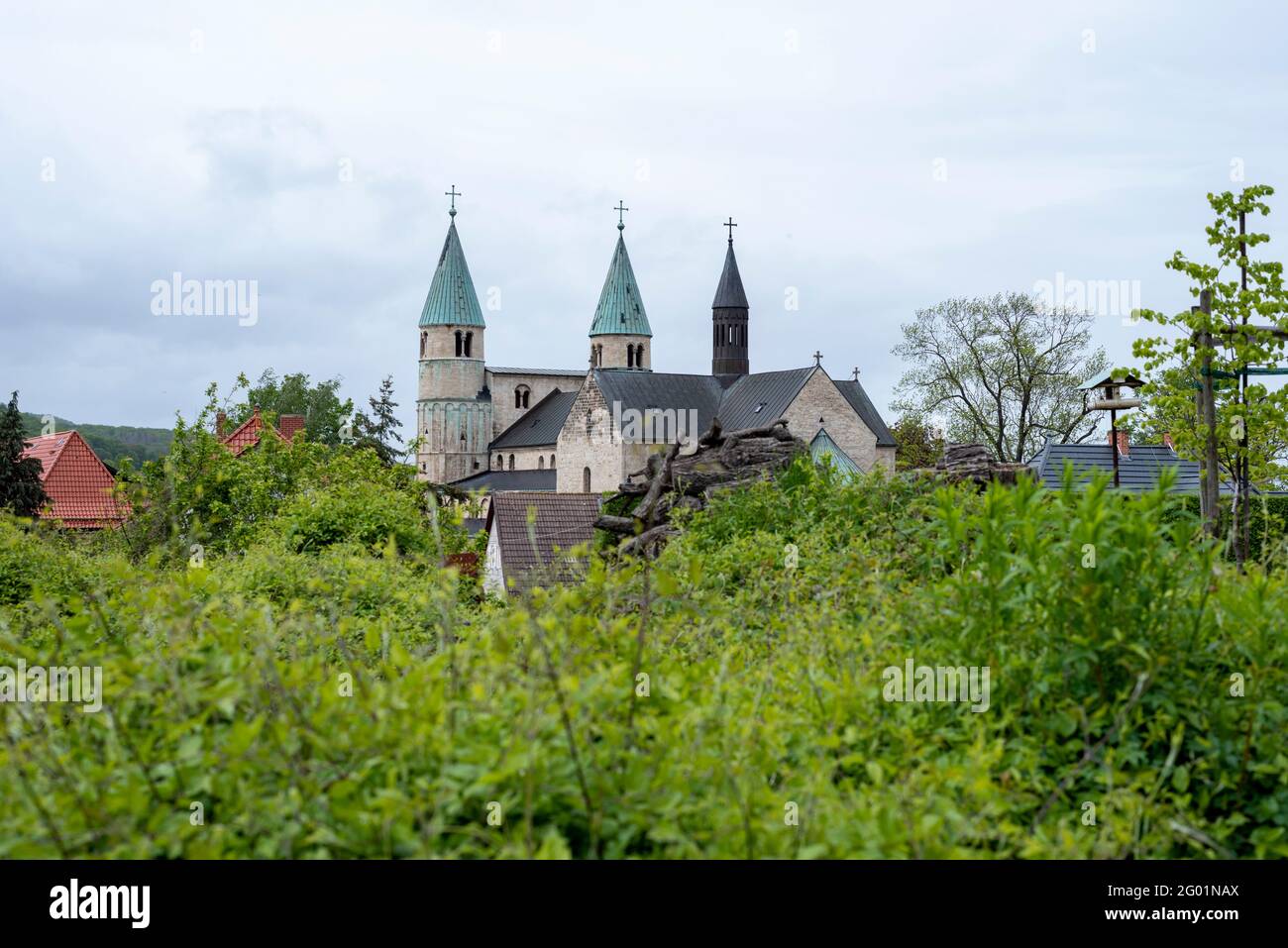 Gernrode, Germany. 22nd May, 2021. The collegiate church of St ...