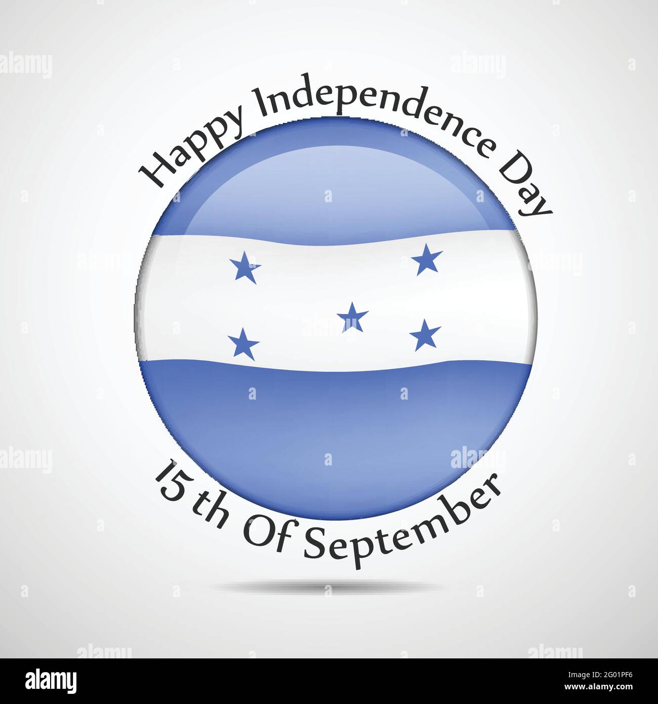 Honduras Independence Day Stock Vector Image & Art - Alamy