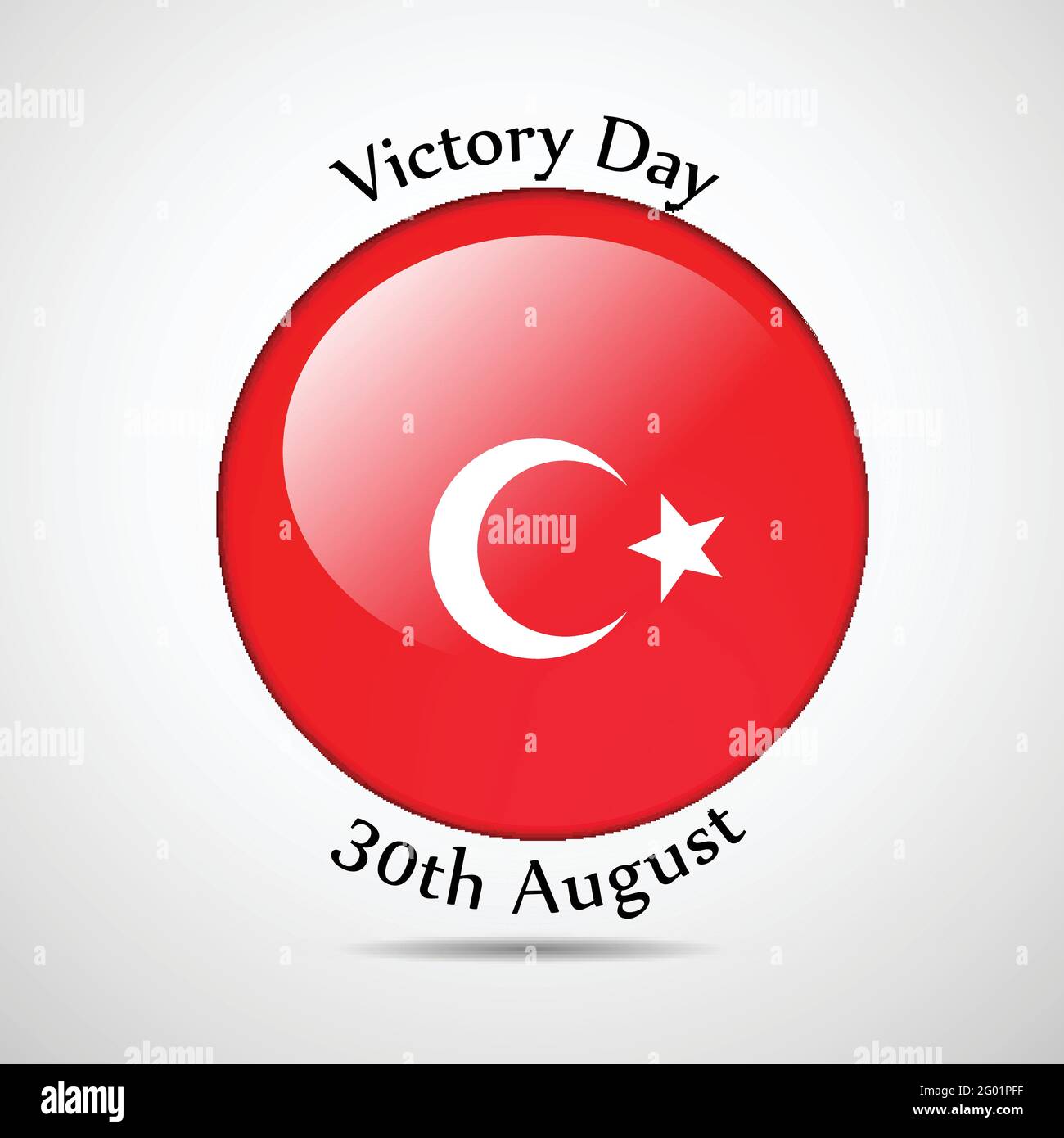 Turkey Victory Day Stock Vector Image & Art - Alamy