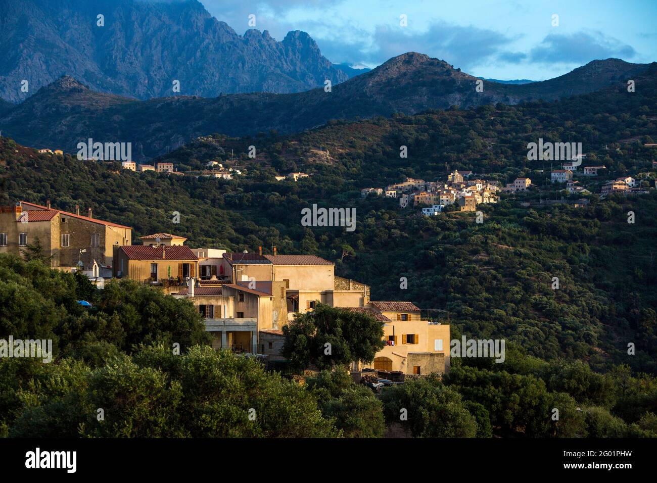 FRANCE. HAUTE-CORSE (2B) BALAGNE. PIGNA VILLAGE Stock Photo - Alamy
