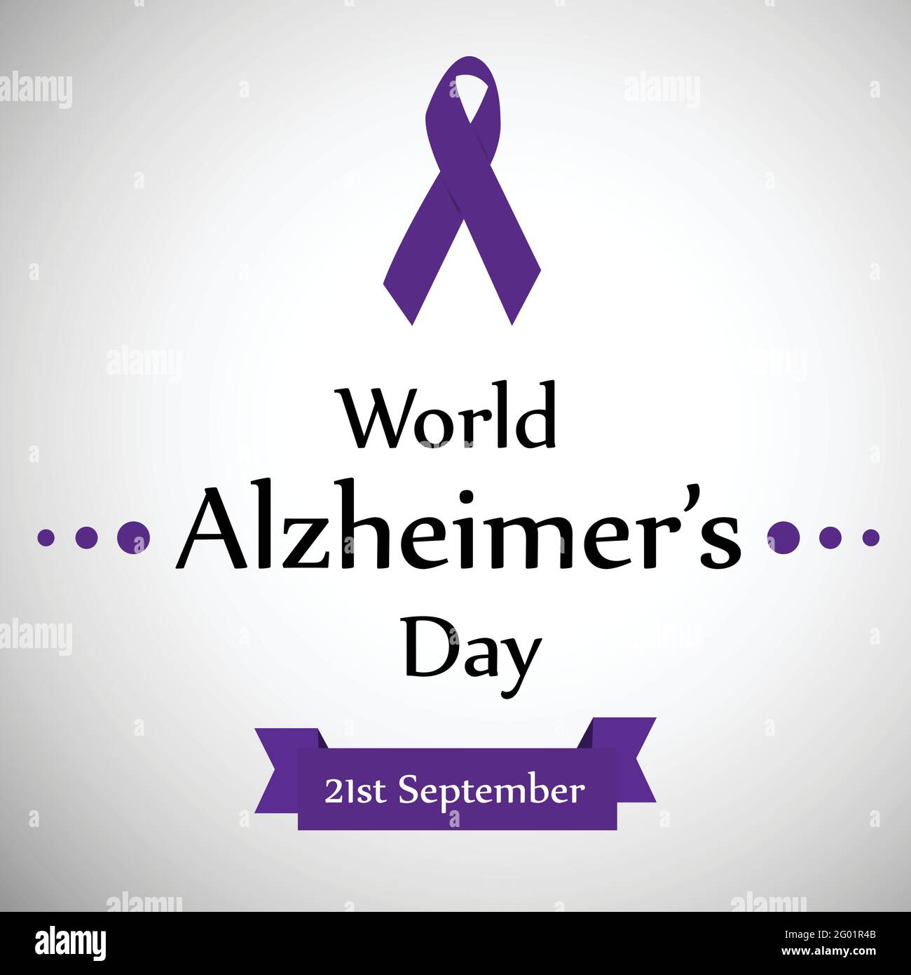 World Alzheimers Day Stock Vector Image & Art - Alamy