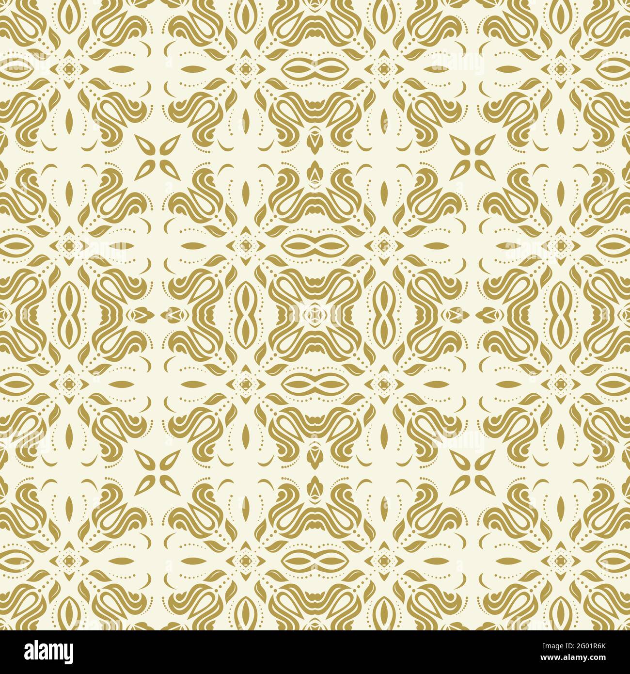 Orient classic pattern. Seamless abstract golden background with ...