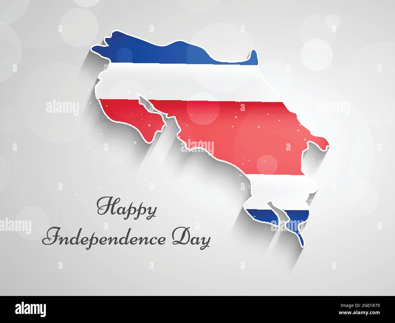 Costa rica country text Stock Vector Images - Alamy