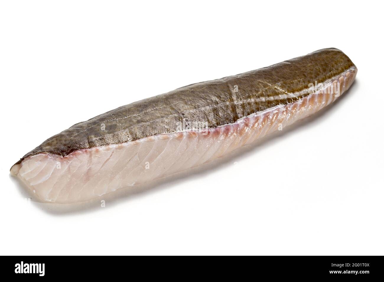 Fresh uncooked cod fish fillet for healthy diet food recipe placed on ...