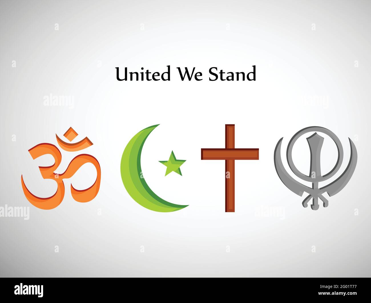 Different religion symbols hi-res stock photography and images - Alamy