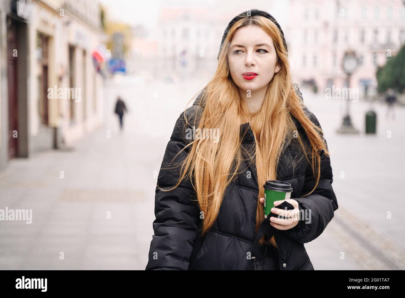 girl woman smoking cigarette addiction. portrait Stock Photo - Alamy