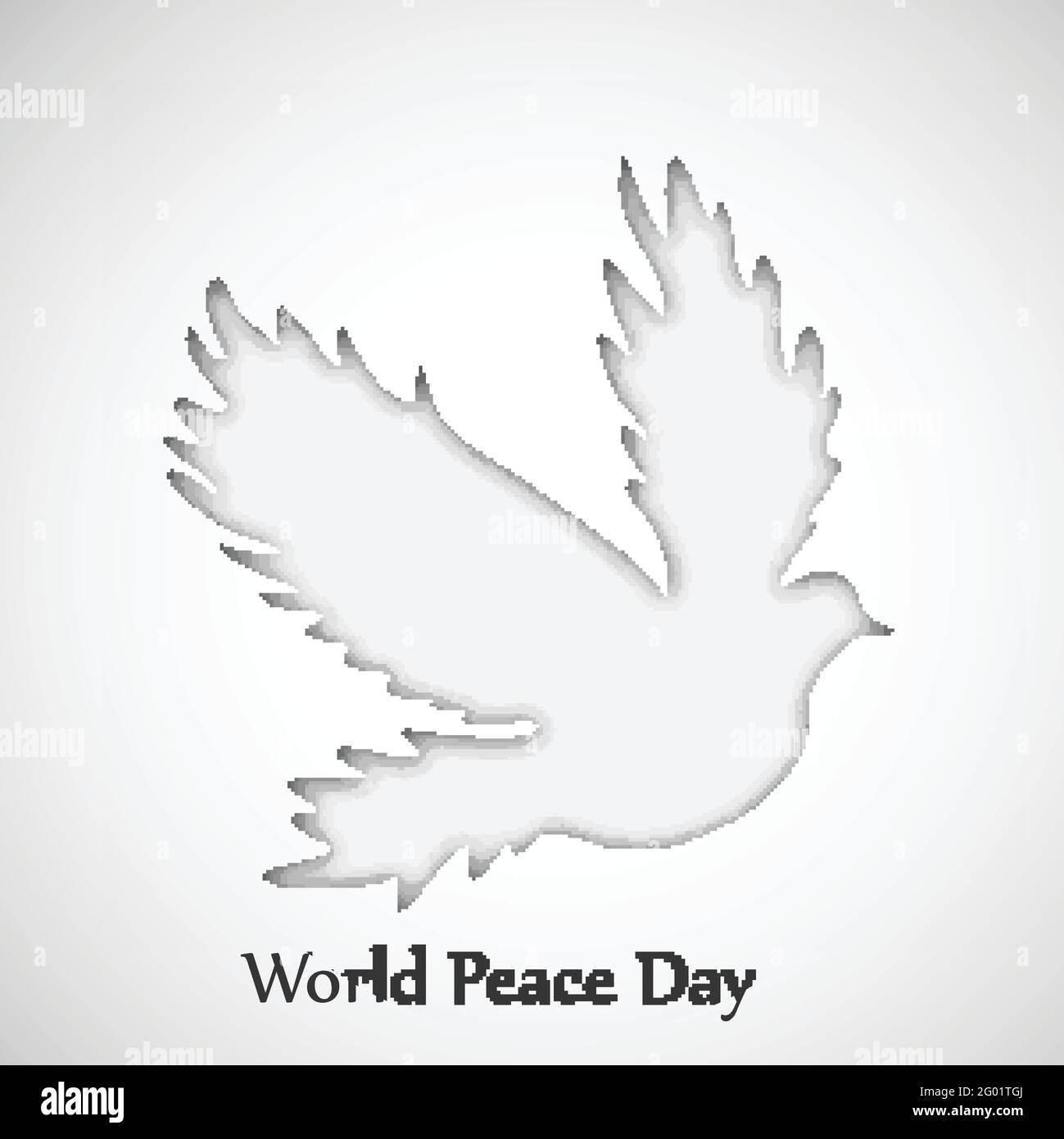 Peace celebration design Black and White Stock Photos & Images - Alamy
