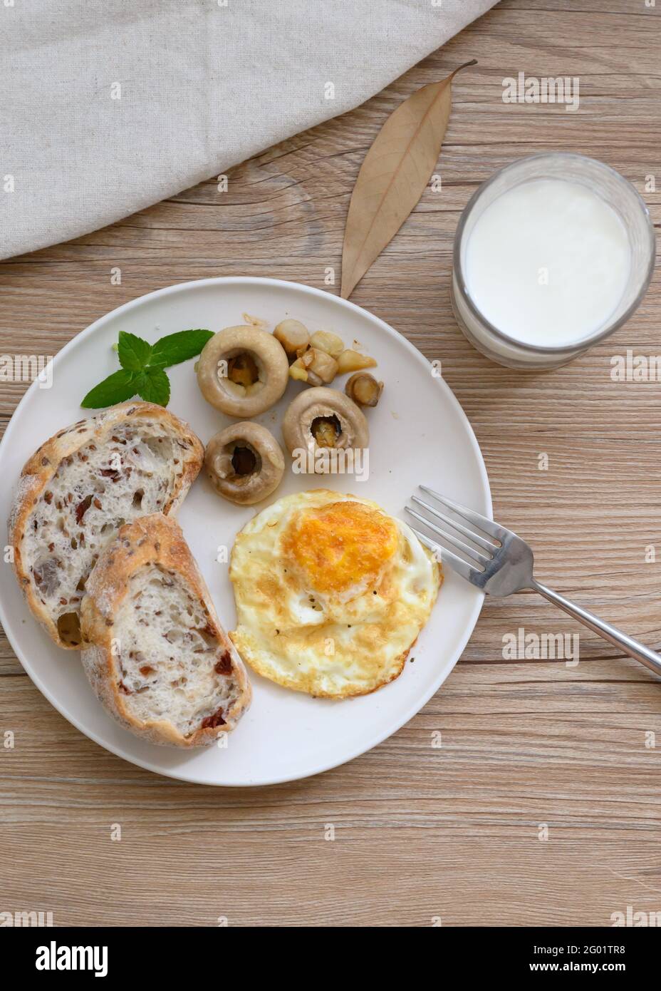 Rich breakfast on the table Stock Photo - Alamy