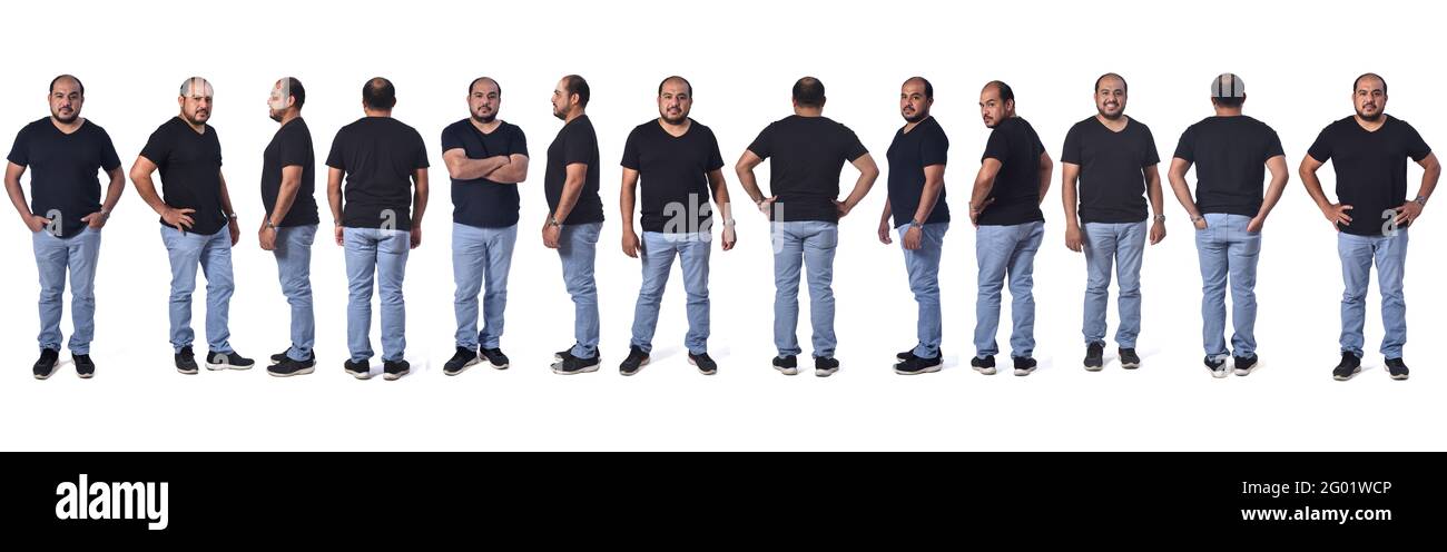 Standing in different poses hi-res stock photography and images - Alamy