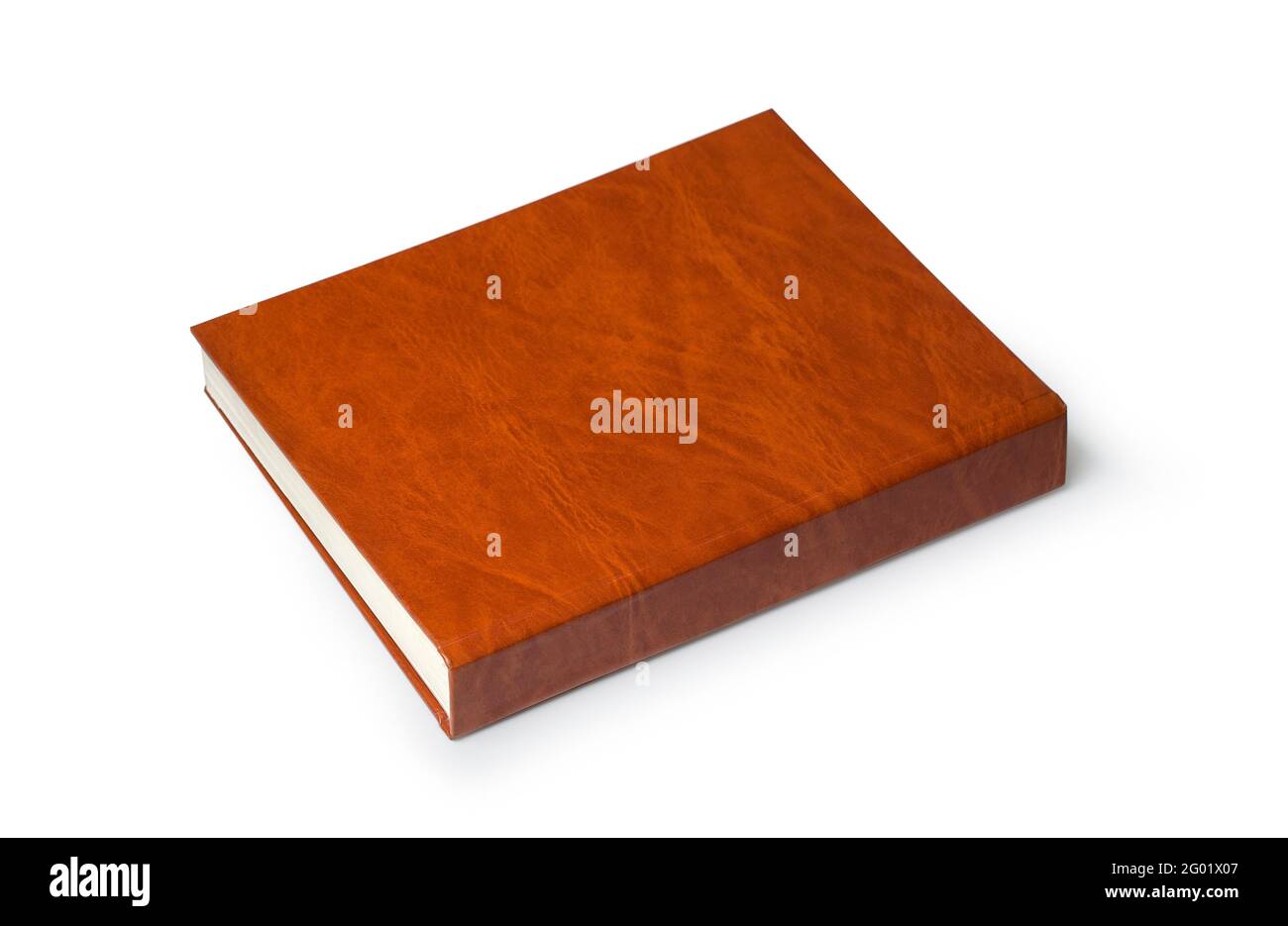 closed book on a white background with clipping path Stock Photo - Alamy