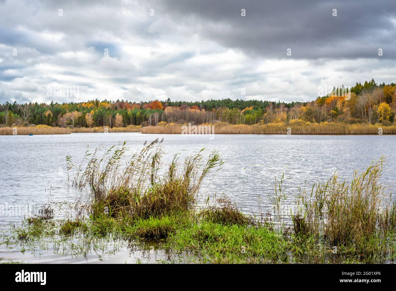 Natural environment over lake, panoramic vista, wild nature, scenic ...
