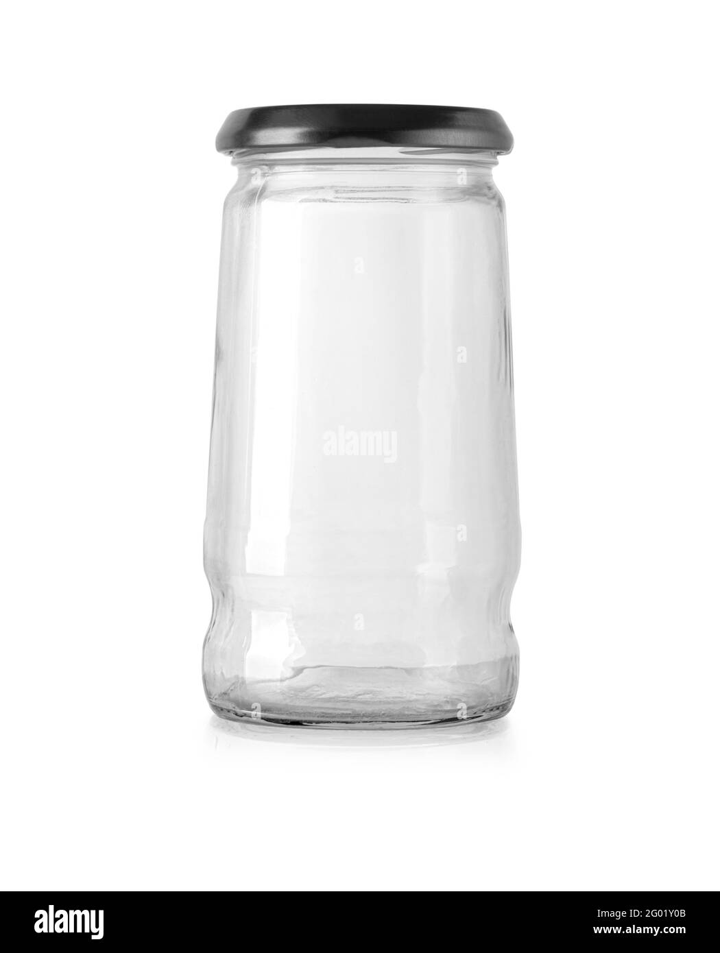 Jar glass isolated on white background with clipping path Stock Photo ...