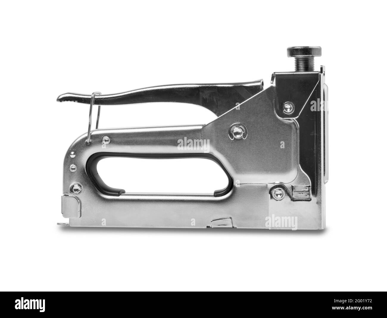 Stapler gun isolated on white background with clipping path Stock Photo ...